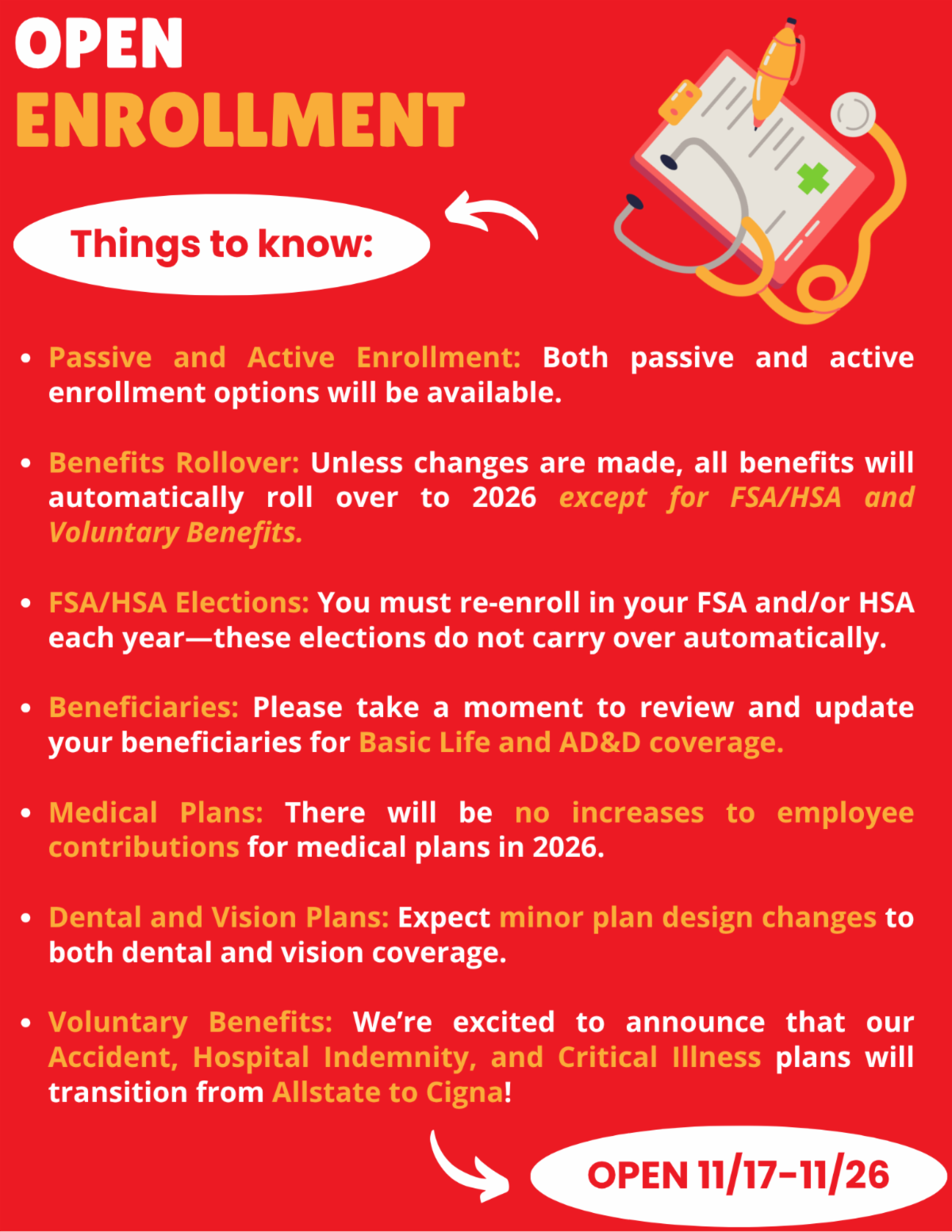 Open Enrollment 2026: Key Things to Know Before You Enroll