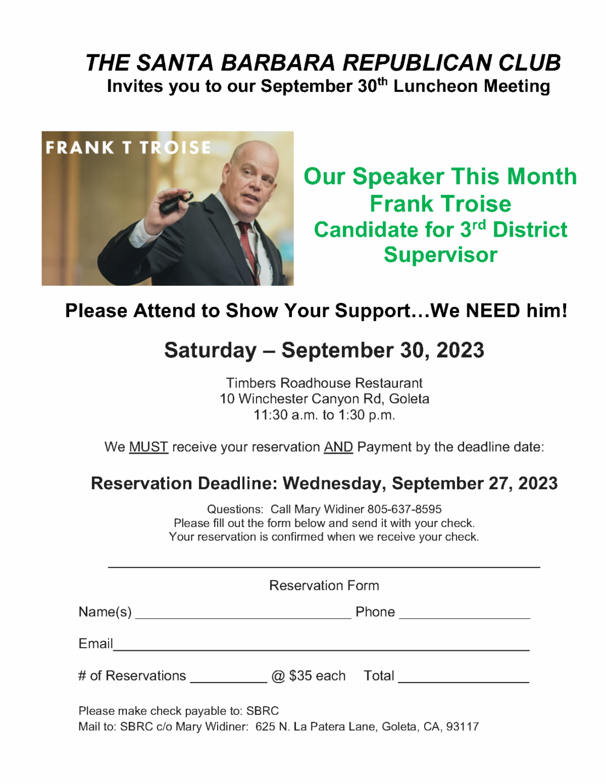 September meeting reminder. We'd love to see you at the meeting! Sign ...