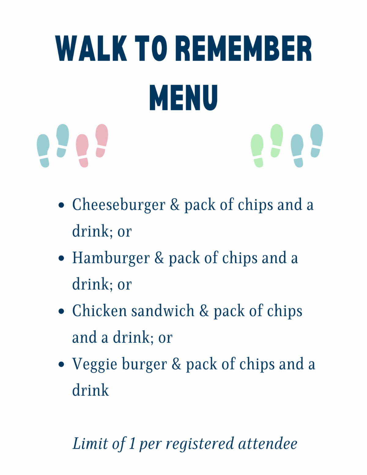 - Walk to Remember Reminder