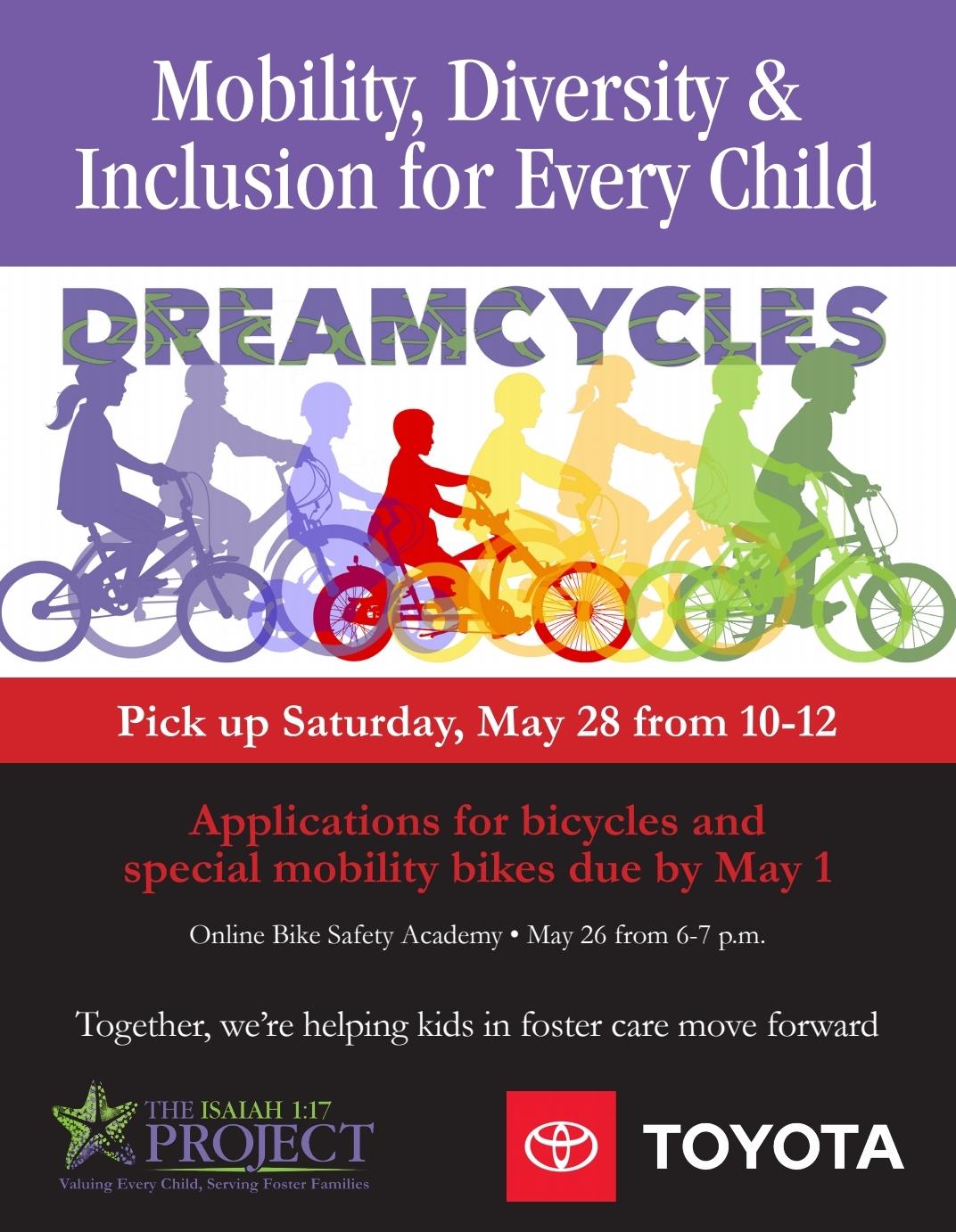 Dream Cycles-Toyota is Helping Children in Foster Care Move Forward!