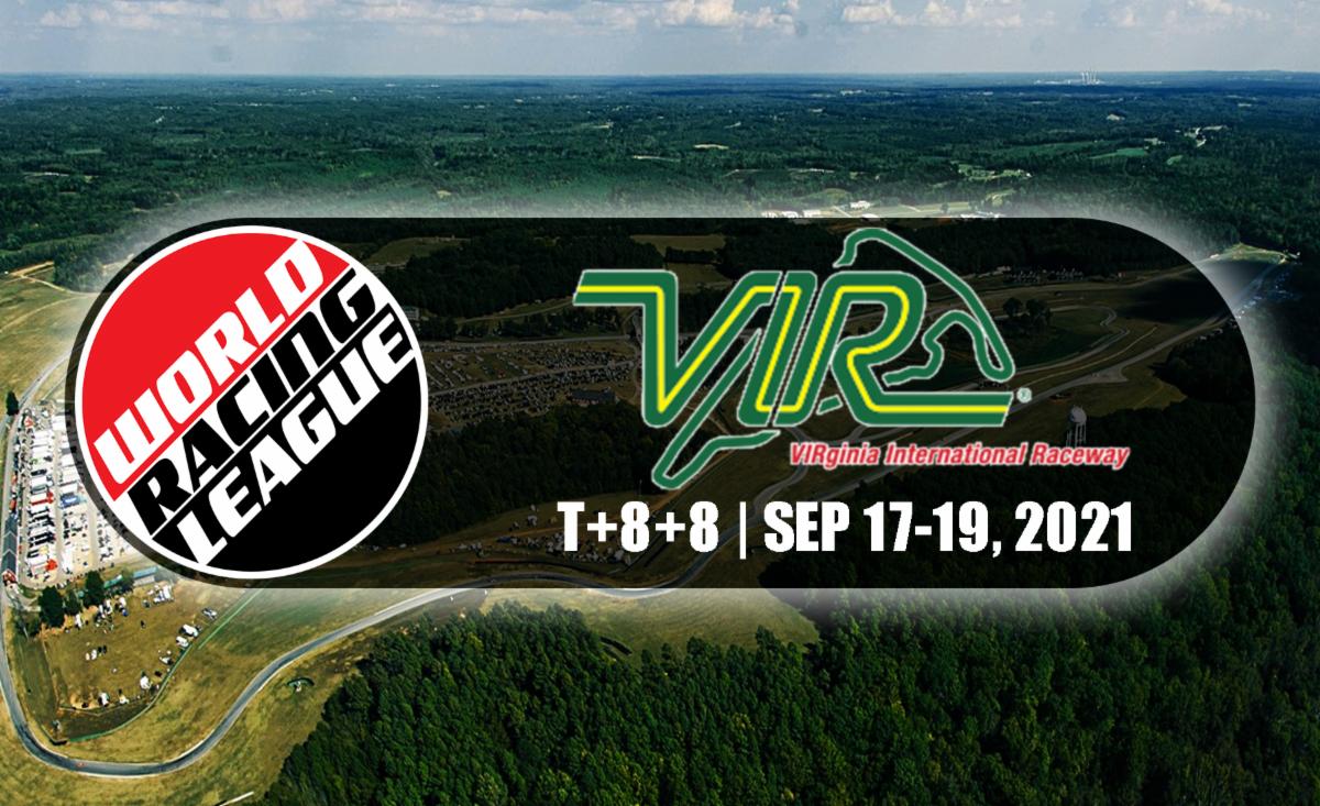WRL @ VIR Full Course Registration opens 7/21/21