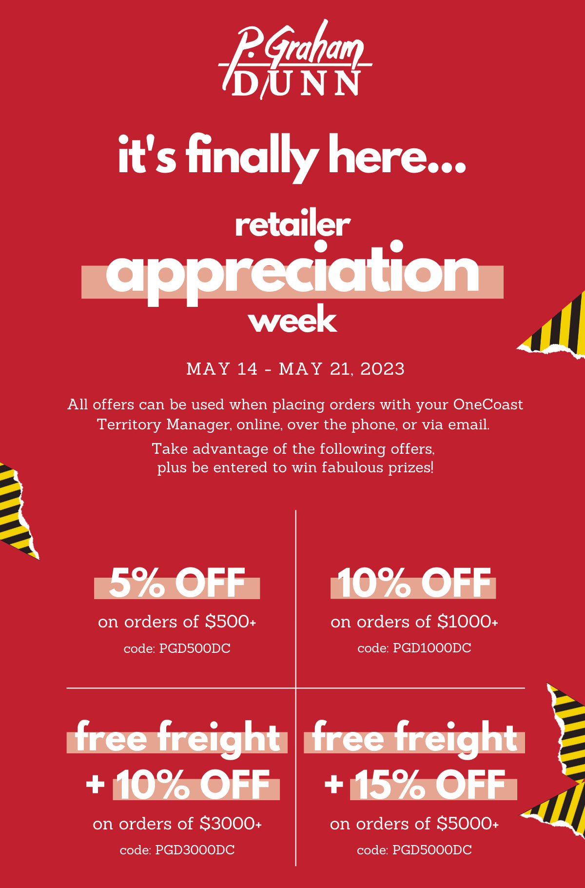 It's Finally Here ~ Retailer Appreciation Week!