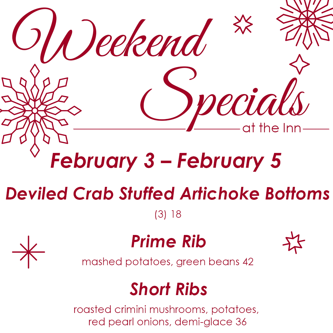 Celebrate the weekend at The Inn