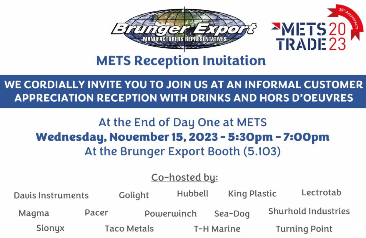 Visit Brunger Export at METS 2023