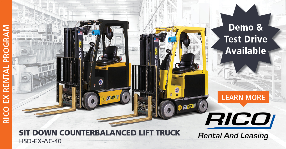 learn what's new with RICO Explosion Proof Lift Trucks