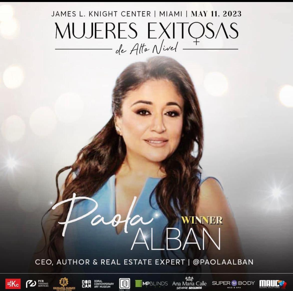 PAOLA ALBAN LA FIGURA #1 DENTRO DE LA COMUNIDAD HISPANA