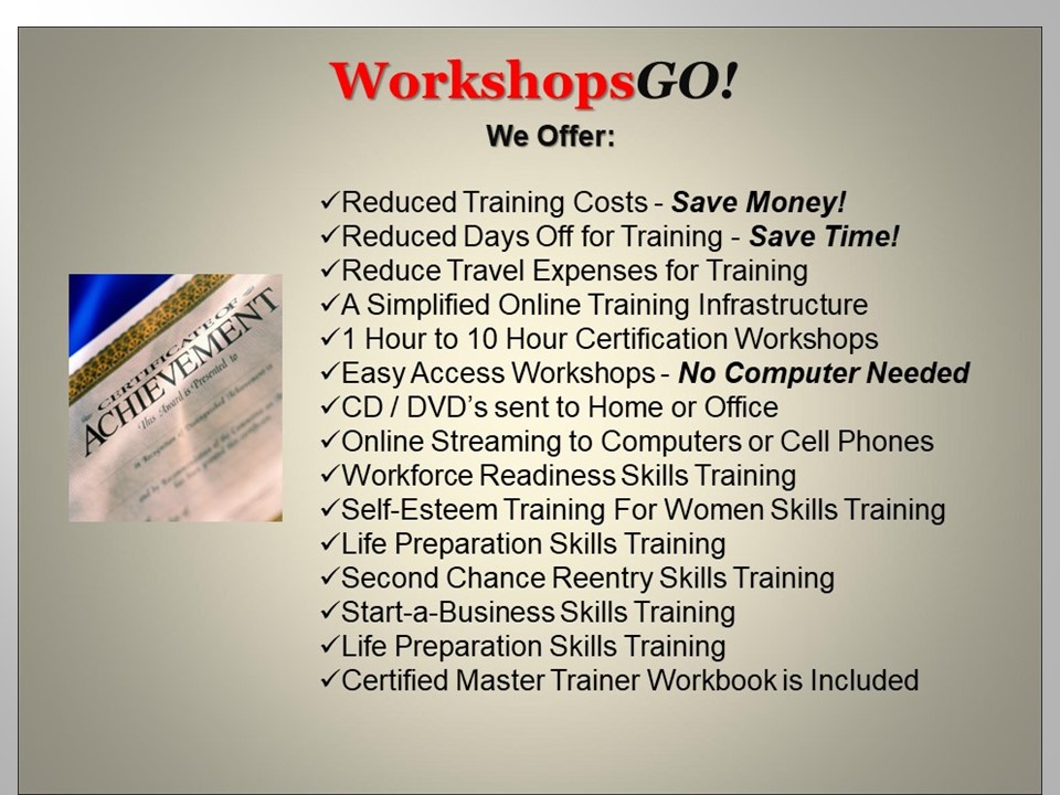 re: how to start an ex-offender and a workforce readiness skills online ...
