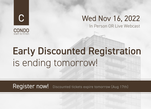 Early Discounted Registration is ending tomorrow. Register NOW!