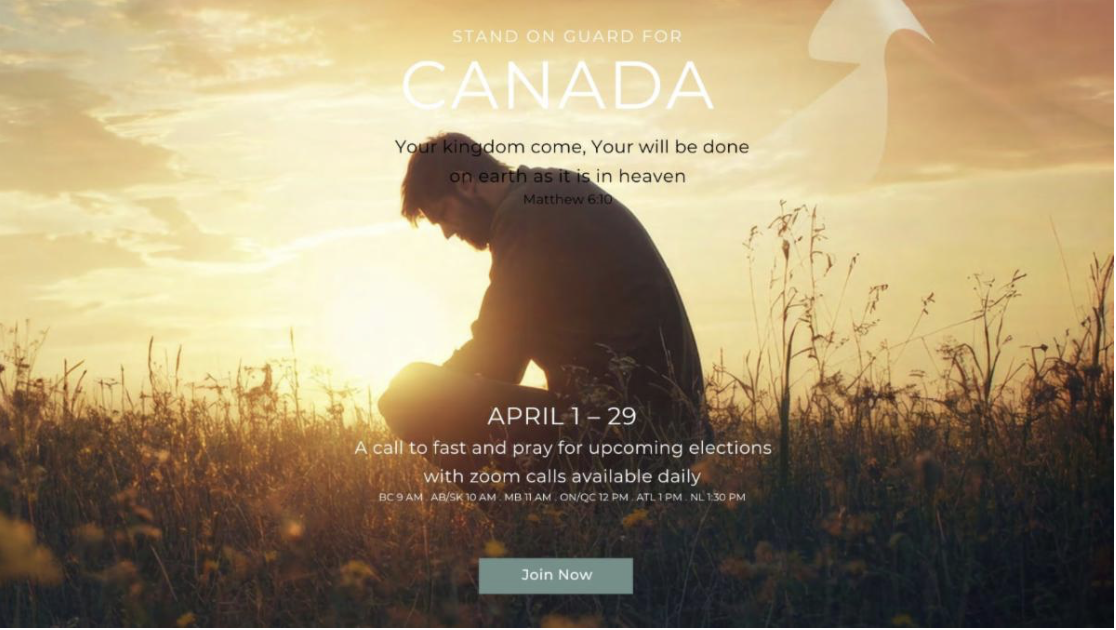 🙏 🇨🇦 Join us in focused prayer for Canada over the next eight days ...