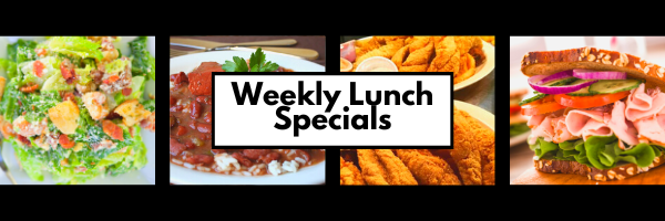 Take a Look at Our Delicious Lunch Menu for the Week!