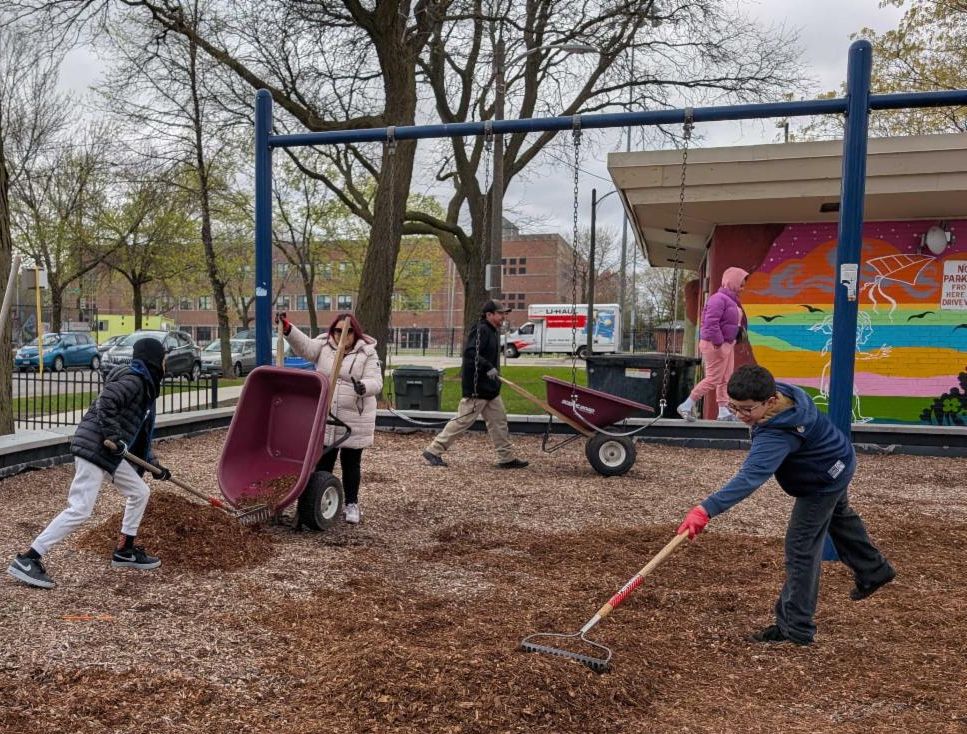 Chicago Comes Together for Earth Day Park Clean Up