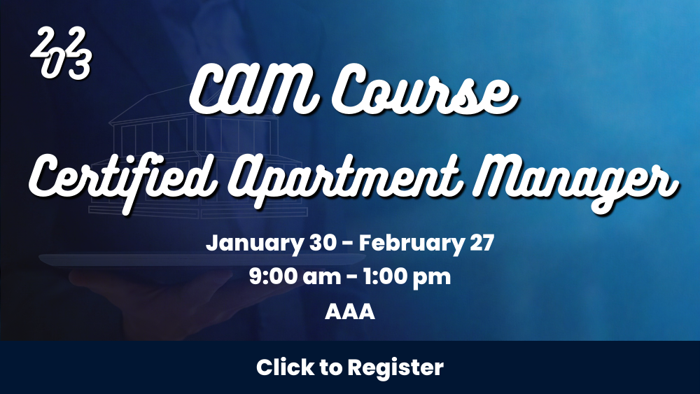 CAM & CAS Courses Begin NEXT WEEK - Register Now!