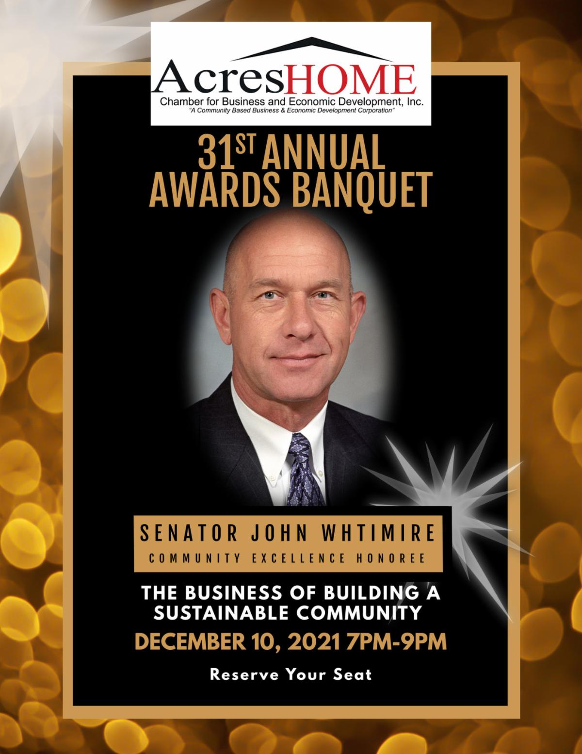 You Are Invited to the Acres Home Chamber - 31st Annual Awards Banquet