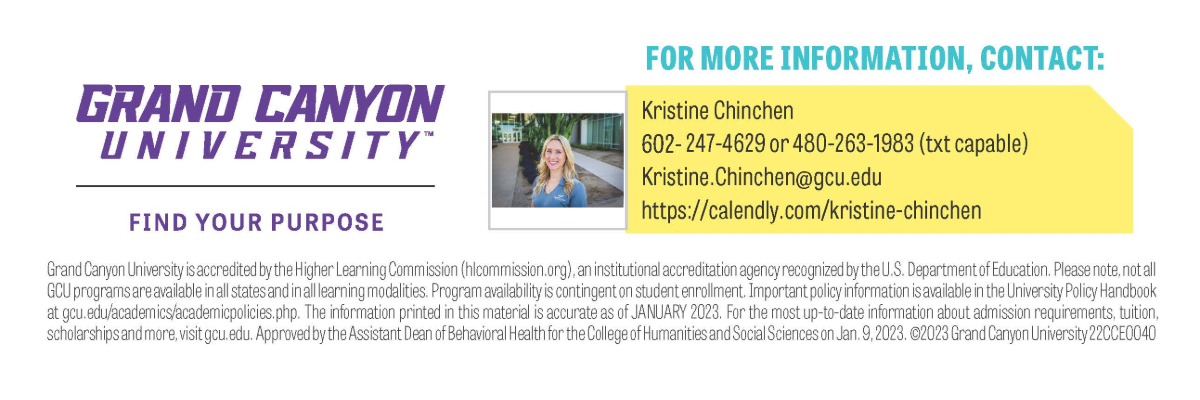Interested In A Degree In Justice Studies or Psychology? GCU & CAC Have ...