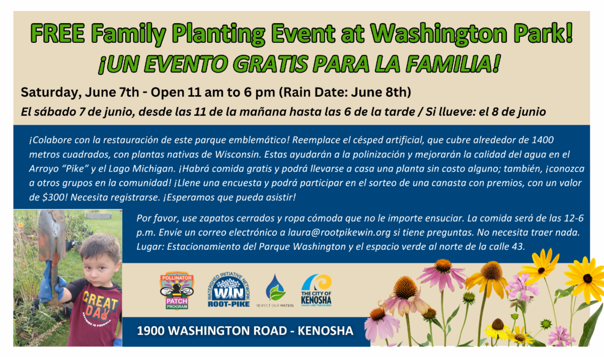 Washington Park Pollinator Patch Planting Event