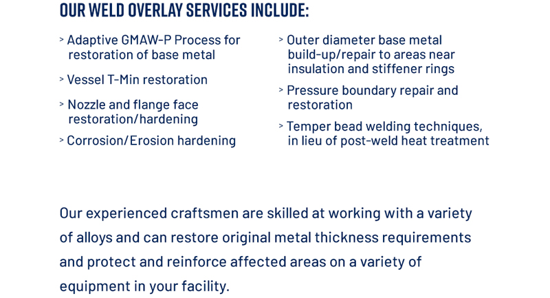 UPS Operational Excellence: Automated Weld Overlay and Specialty ...