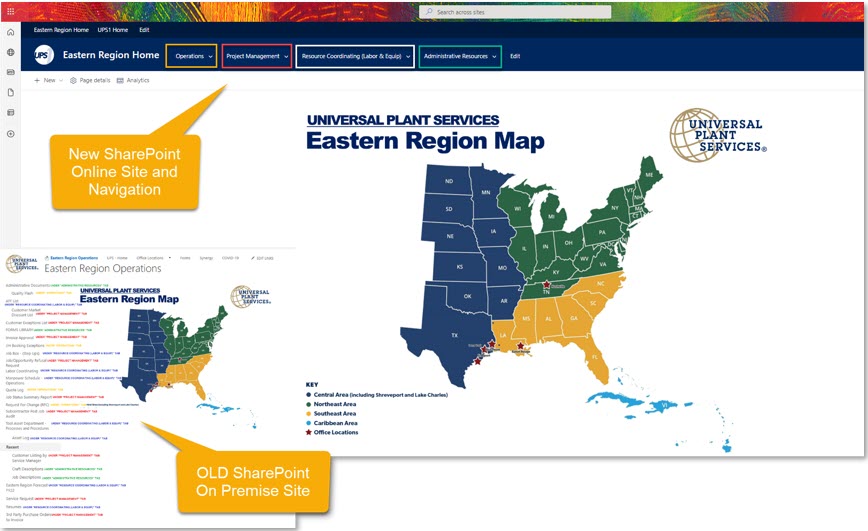 Eastern Region Goes Live on SharePoint Cloud