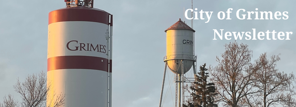 City of Grimes Newsletter