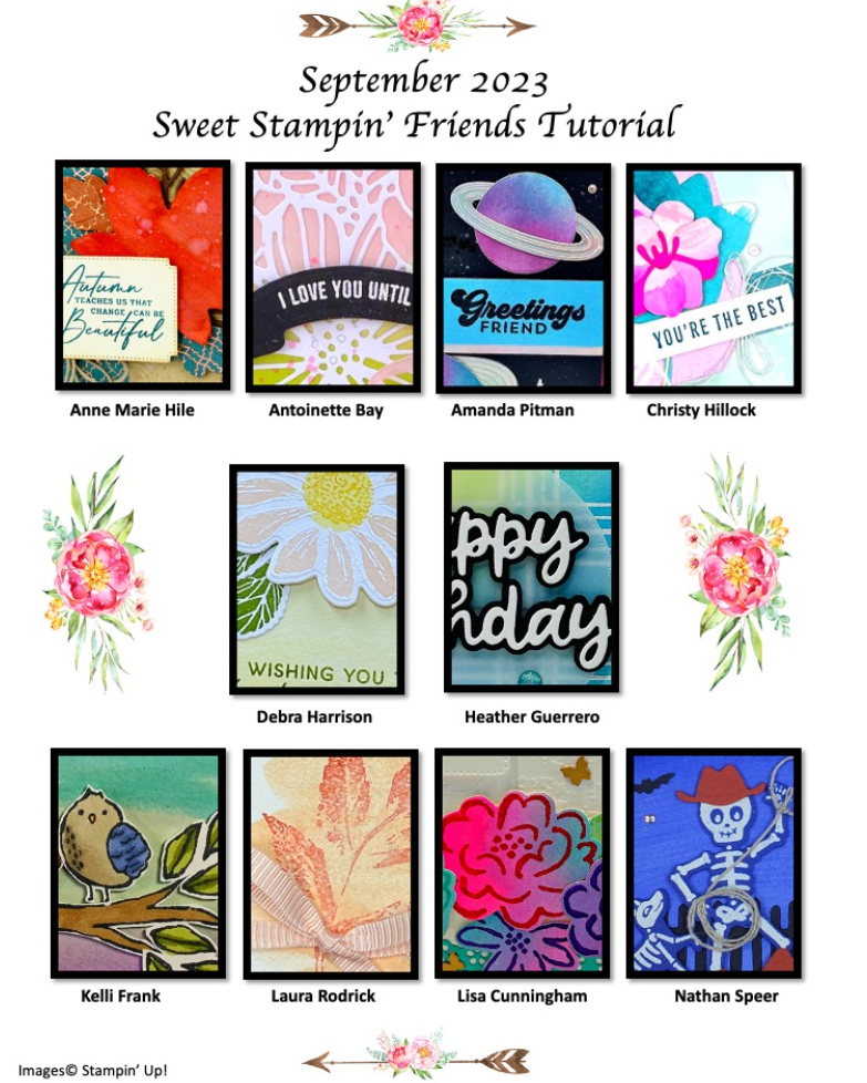 Garden Walk Card Tutorial, Monthly Card Class