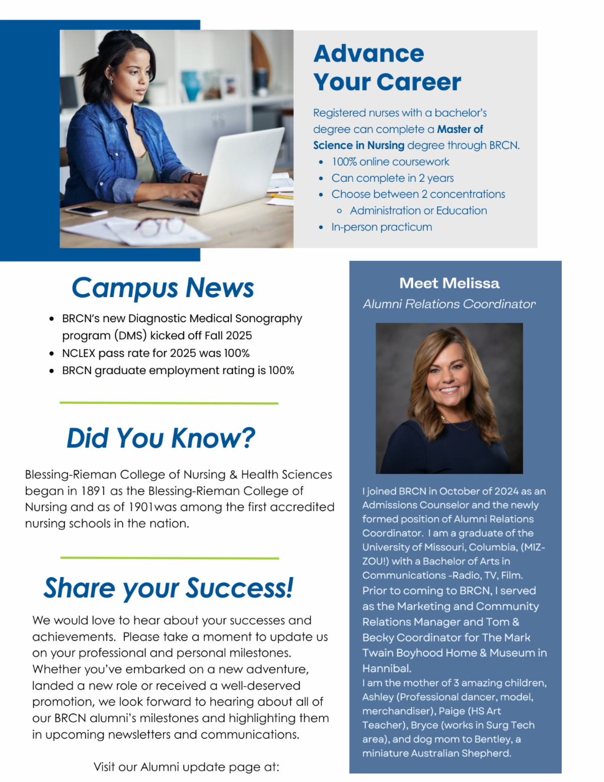 Welcome to BRCN Alumni E-News!