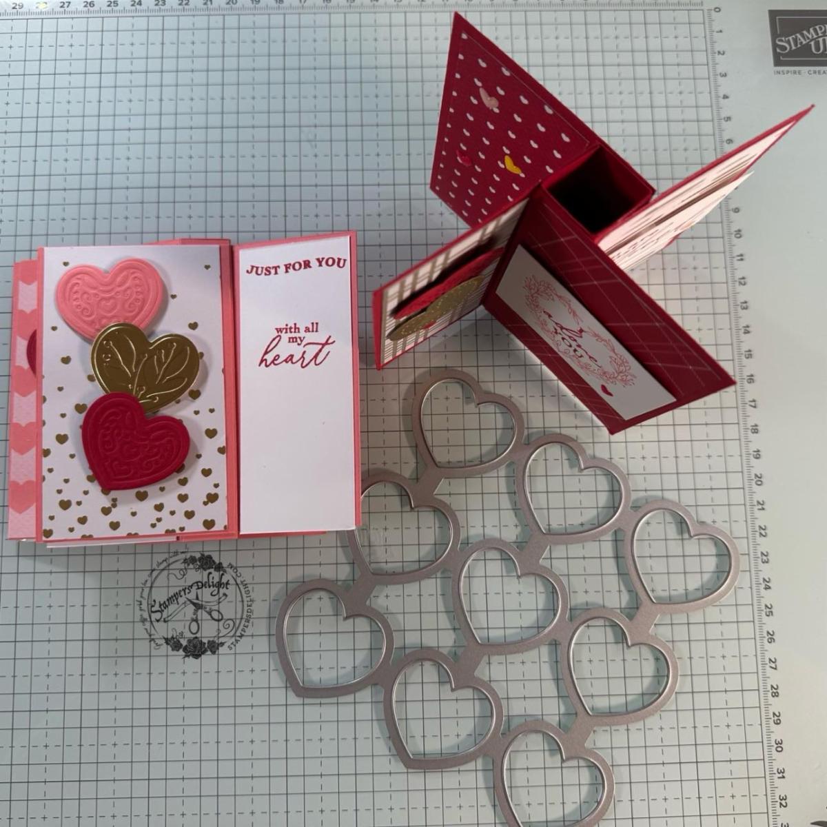 Free Pinwheel PDF Tutorial With Adoring Hearts