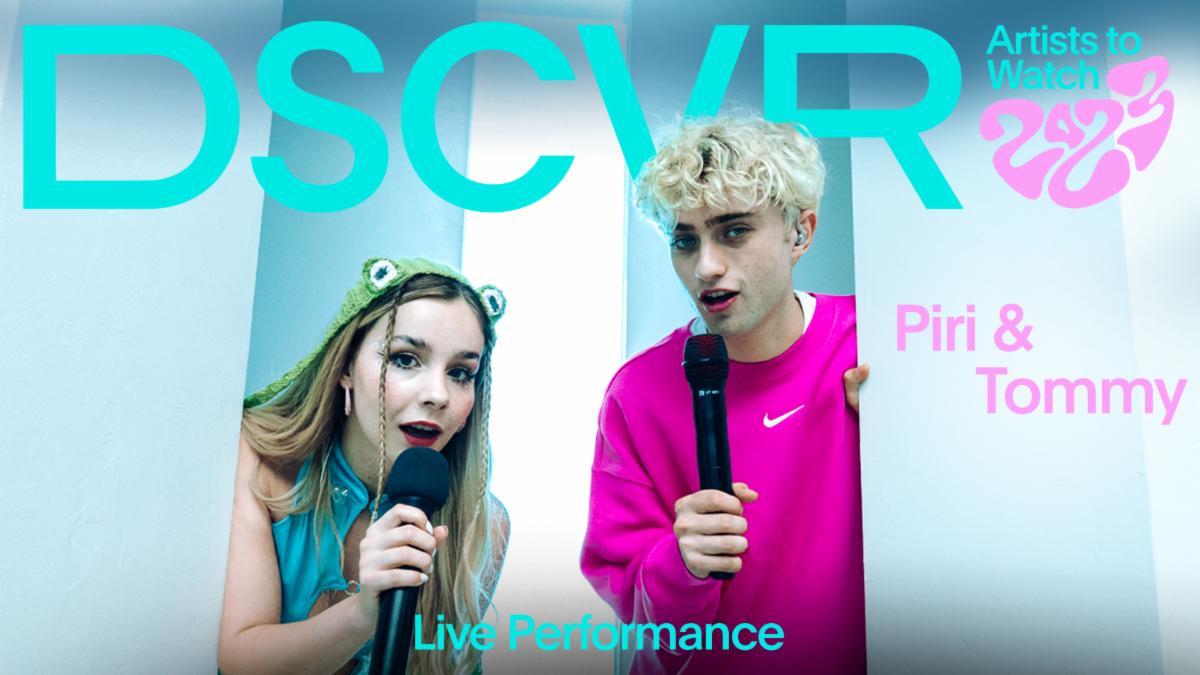 piri & tommy perform for Vevo's 2023 DSCVR Artists to Watch