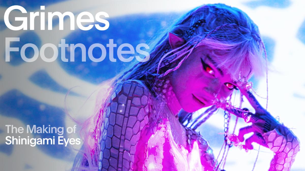 Grimes reveals everything about "Shinigami Eyes" music video with Vevo