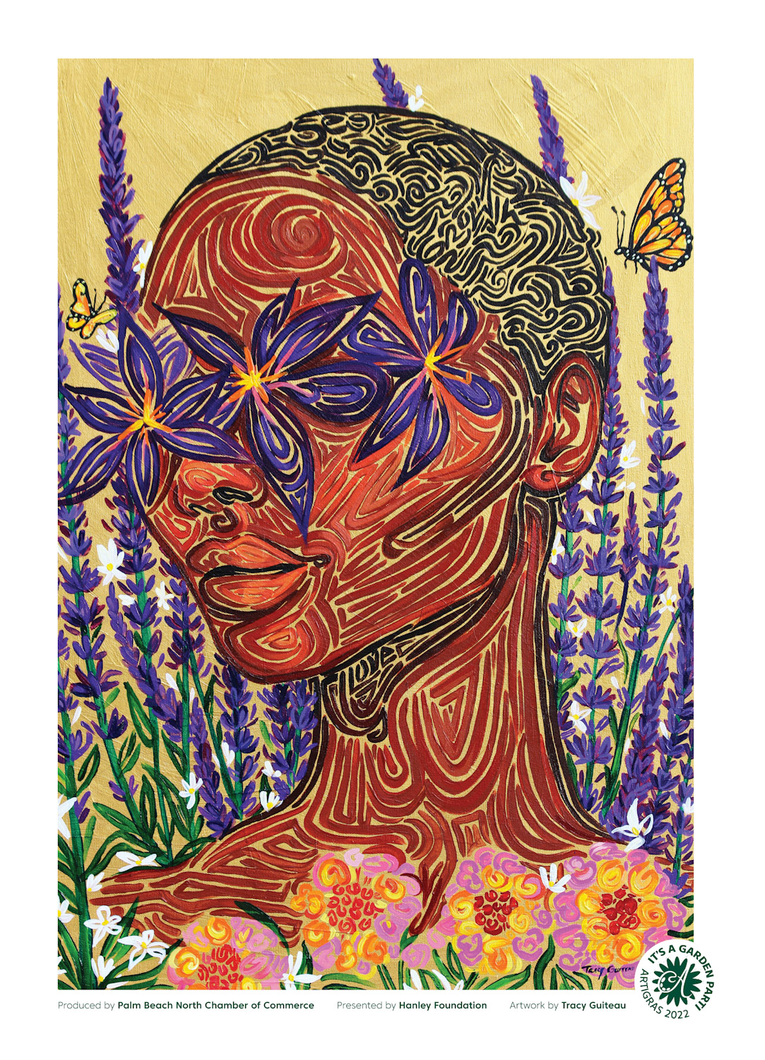 WPB Artist Tracy Guiteau's Work Selected for ArtiGras Commemorative Poster