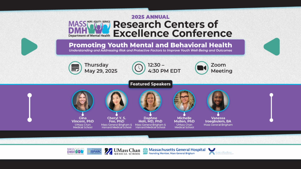 Recording Available of the 2025 MA Department of Mental Health Virtual ...