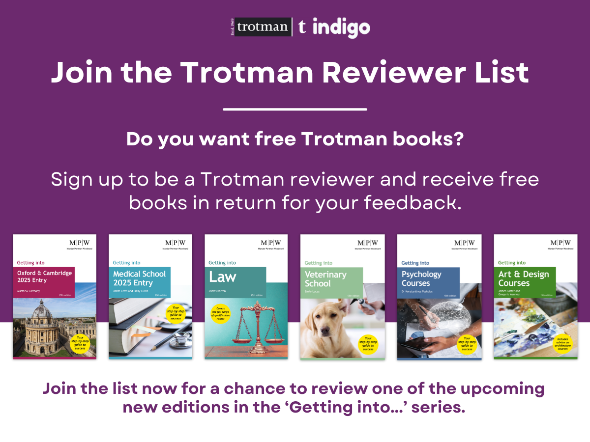 Become a Trotman reviewer and receive free books!