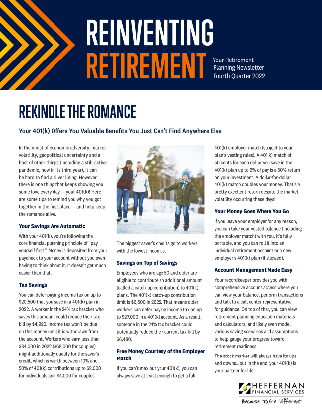 HRS Plan Participant Quarterly Newsletter