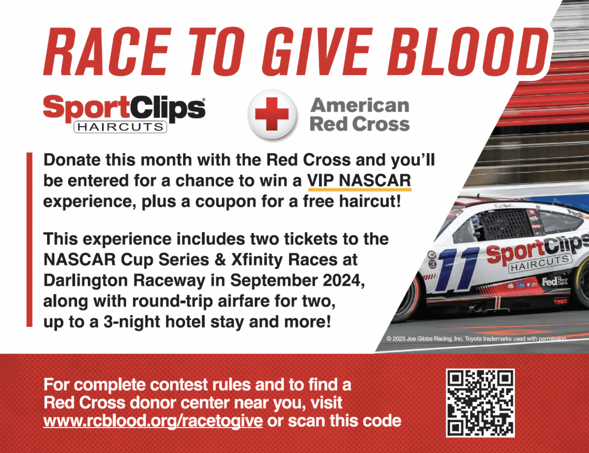 Breaking News! American Red Cross Promotion - September 1-30