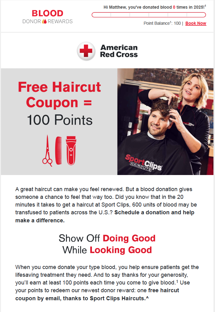 Breaking News! American Red Cross Promotion - May 1-31