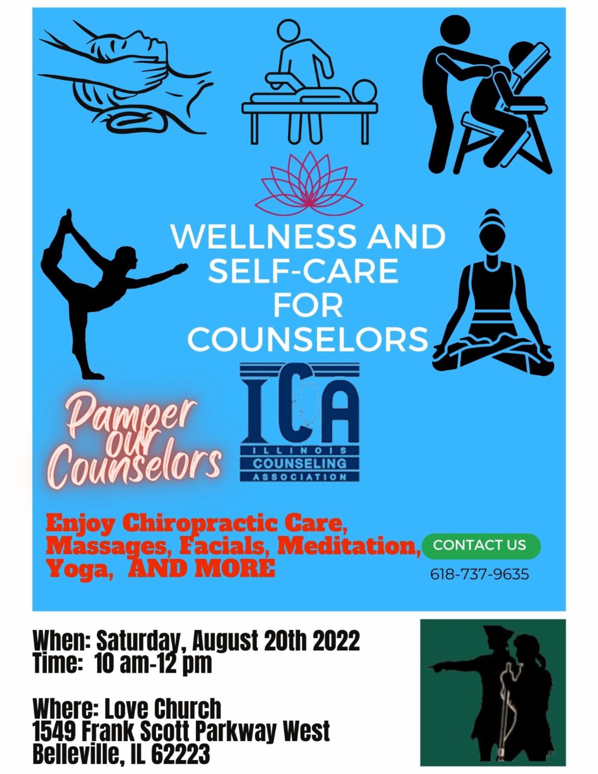 8/20/22 Self-Care Event for Counselors and Mental Health Professionals