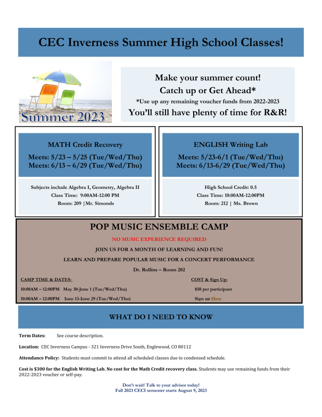 CEC Inverness Newsletter 5/12