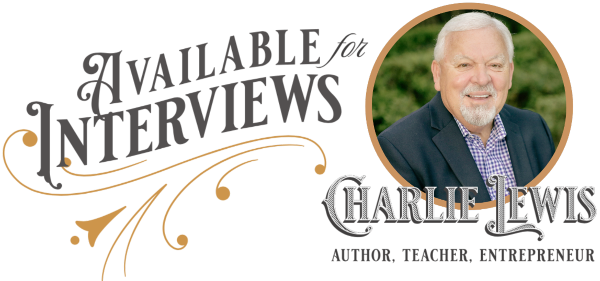 AVAIL for INTRVWS: Author Charlie Lewis / 'The Kingdom System'