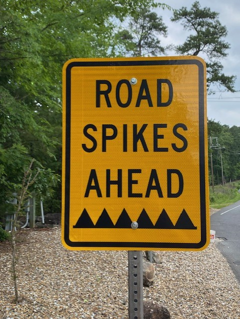 Traffic Notice: Spikes are Operational at the Balboa Gate Exit