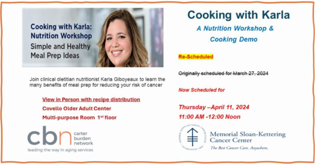 Upcoming Virtual Classes and Programming from CBN!