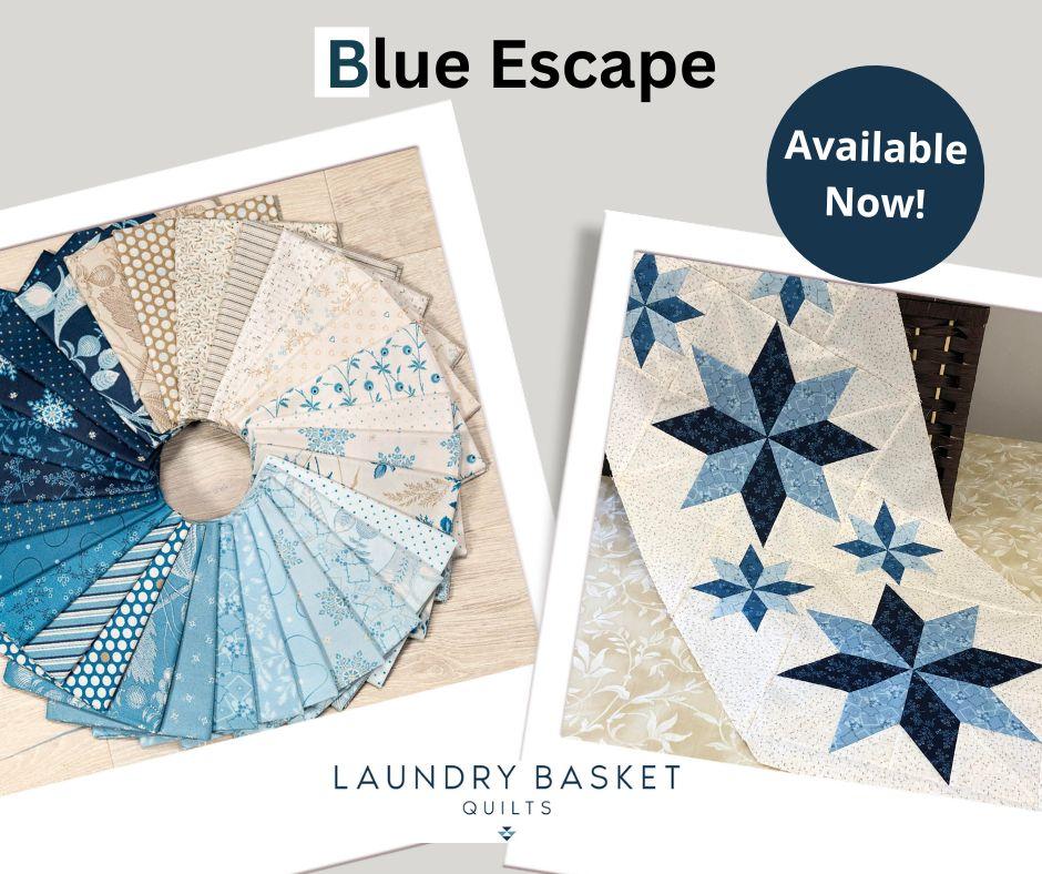 Batiks, Blue Escape and Holly Berry Tree Farm