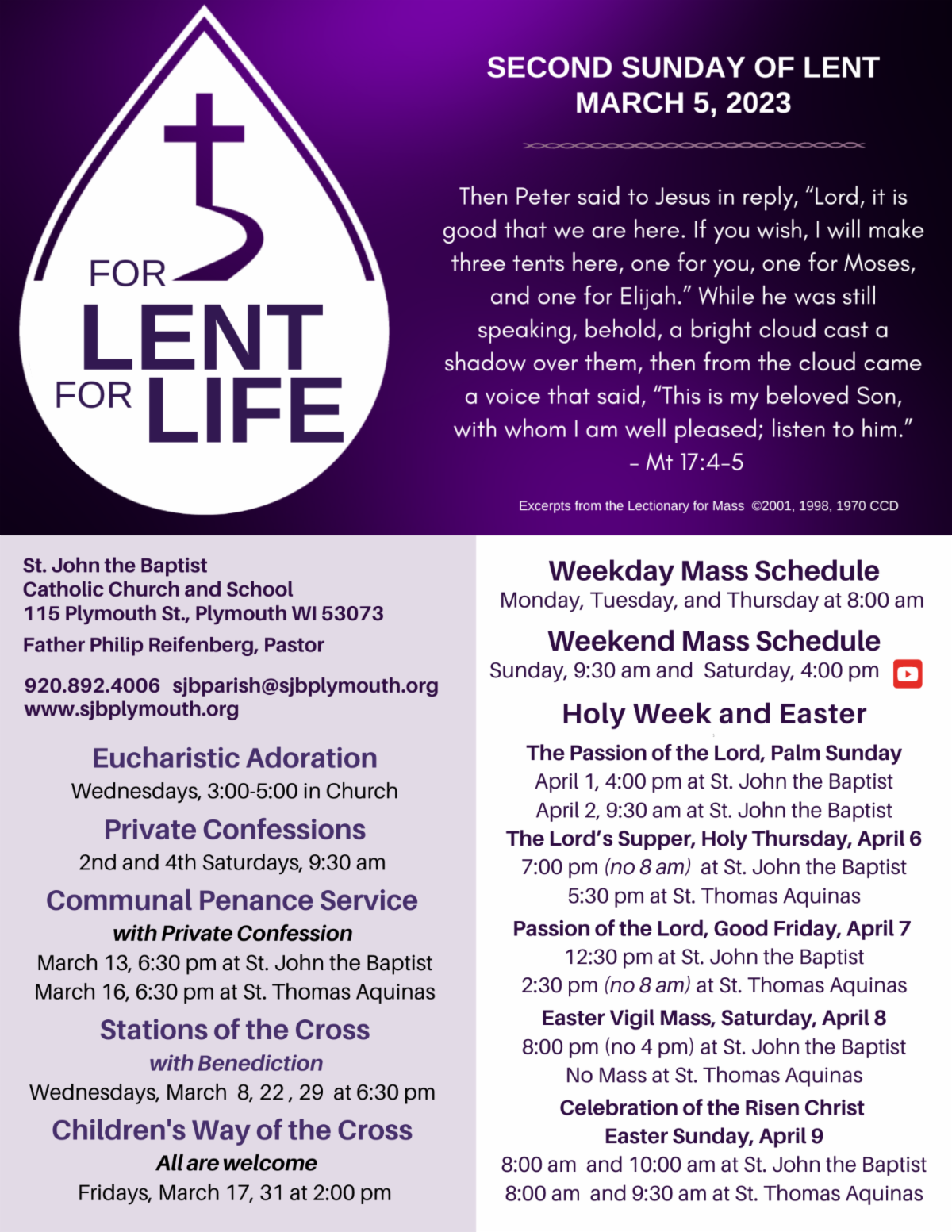 Bulletin For March 5 2023