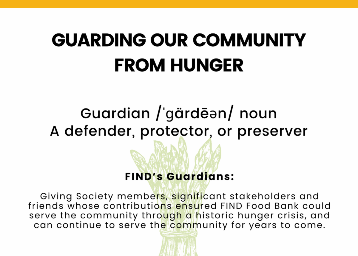 Don't Forget to RSVP to FIND's Annual Guardians Breakfast!