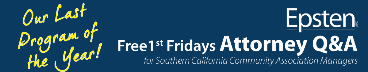 Epsten, APC Legal Update - August 30, 2022