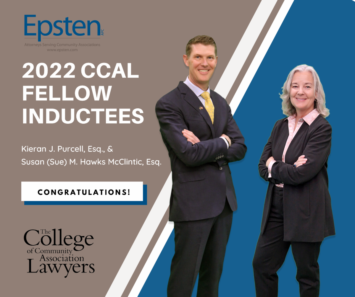 Epsten, APC Legal Update - August 30, 2022