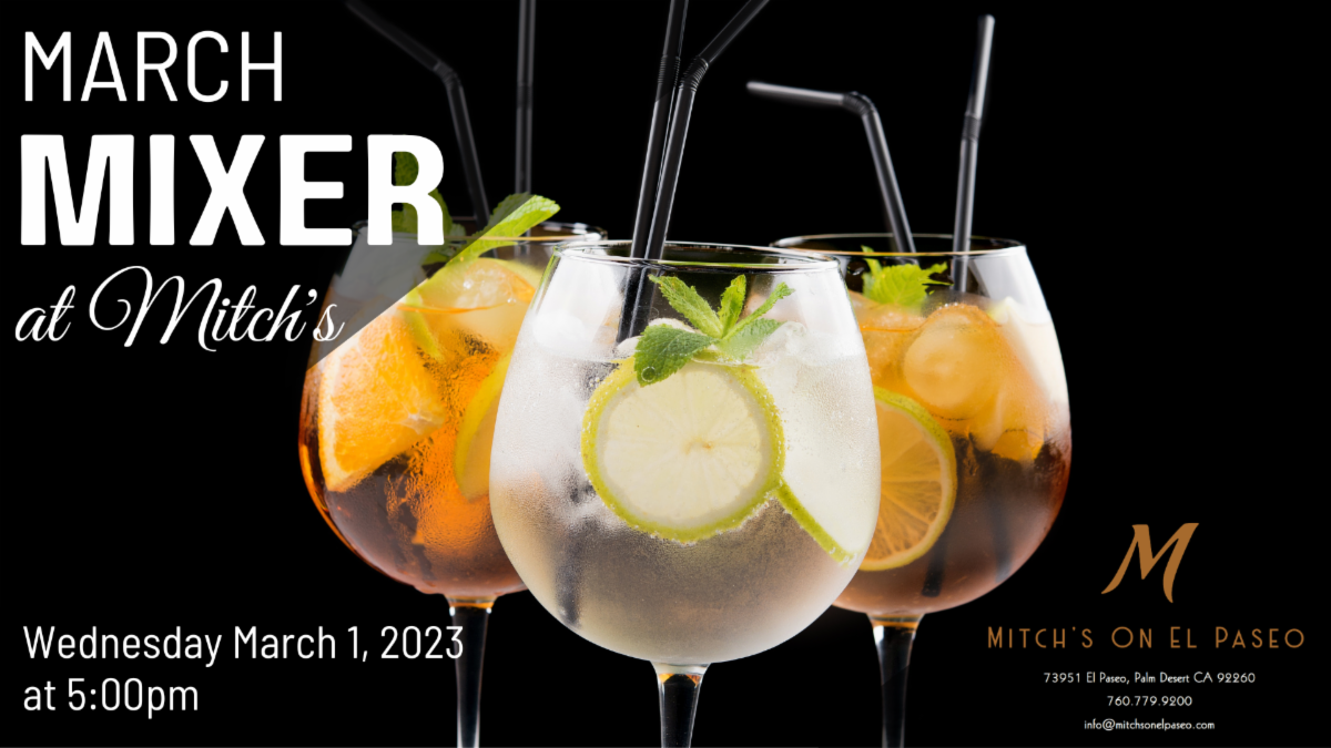March Mixer at Mitch's!🍸