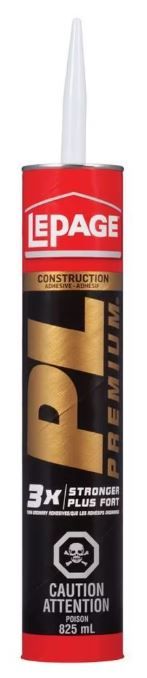 Lower Prices on LePage PL Premium Construction Adhesive in the AD ...