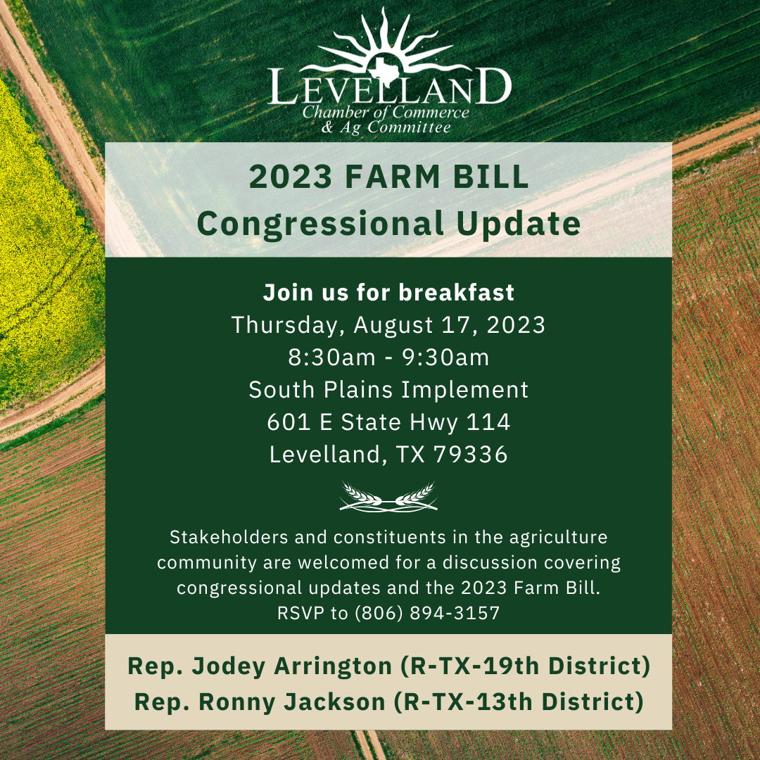 2023 Farm Bill Breakfast on Aug 17th