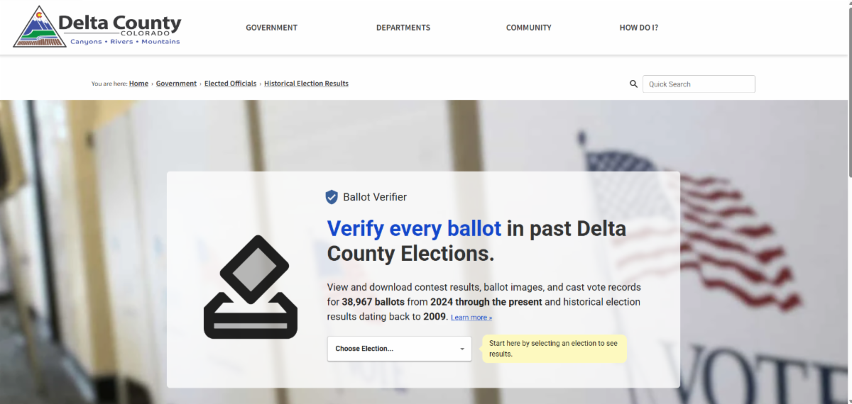 FOR IMMEDIATE RELEASE: Delta County Clerk and Recorder Launches Ballot ...