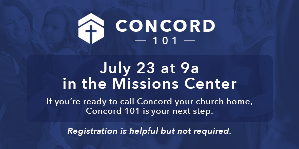 Concord Connection – Sermon Series-Holy Spirit, VBS Celebration & Name Tag Sunday 7/16, Concord ...