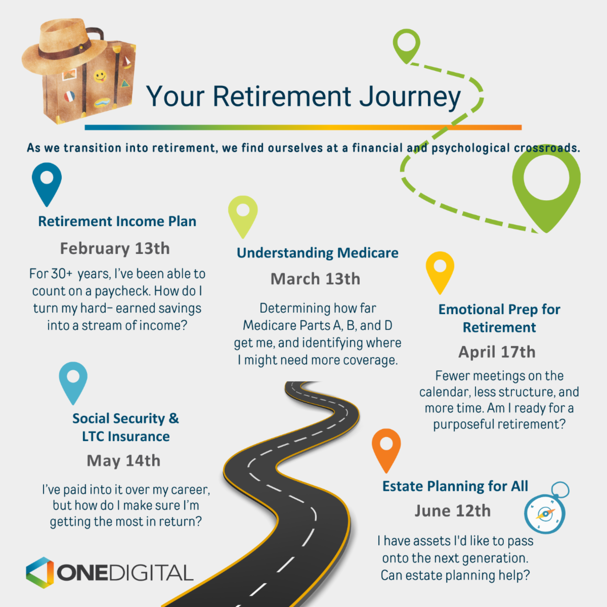 Join OneDigital on The Retirement Journey