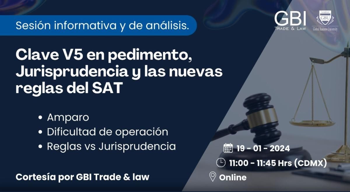 COMUNICADO | Clave V5 en pedimento, Jurisprudencia y las nuevas reglas ...